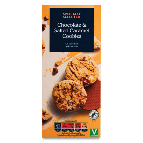 Chocolate & Salted Caramel Cookies | ALDI UK